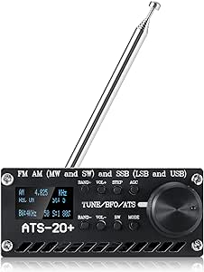 Amazon.com: Si4732 ATS-20+ Portable Shortwave Radio Receiver, GOOZEEZOO ...