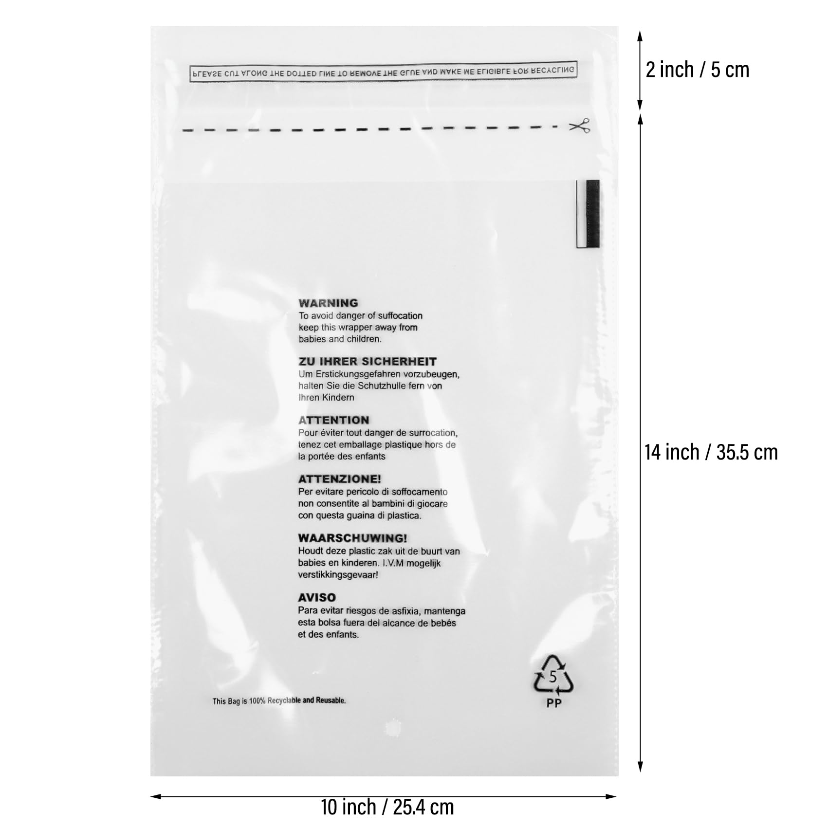 Ziploc Clear Reclosable & Zipper Bags 10x13 Inch Clear Self-Seal Bags ...