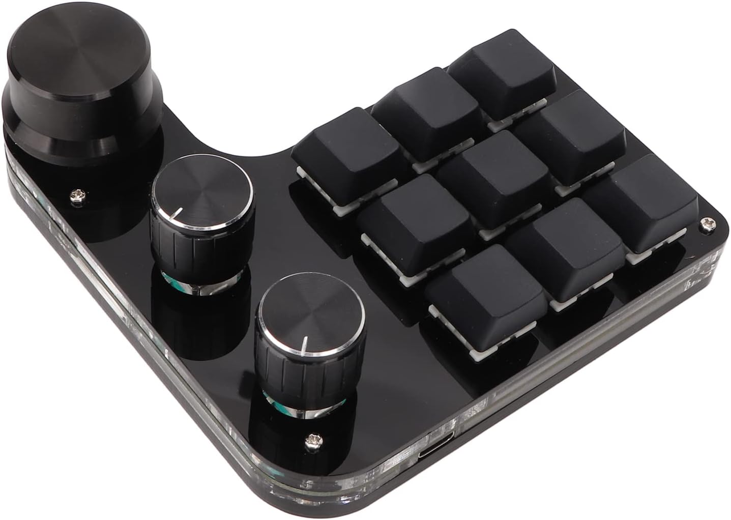 RGB Mechanical Gaming Keyboard 9 Key, One Handed Macro Keypad, LED ...