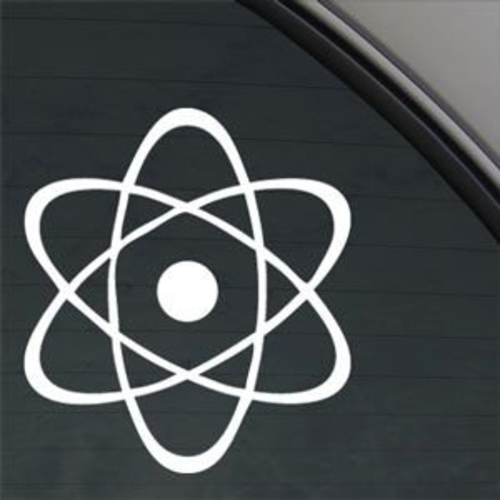 Amazon.com - CCI042 - Atomic Atom Symbol Decal Vinyl Sticker|Cars ...