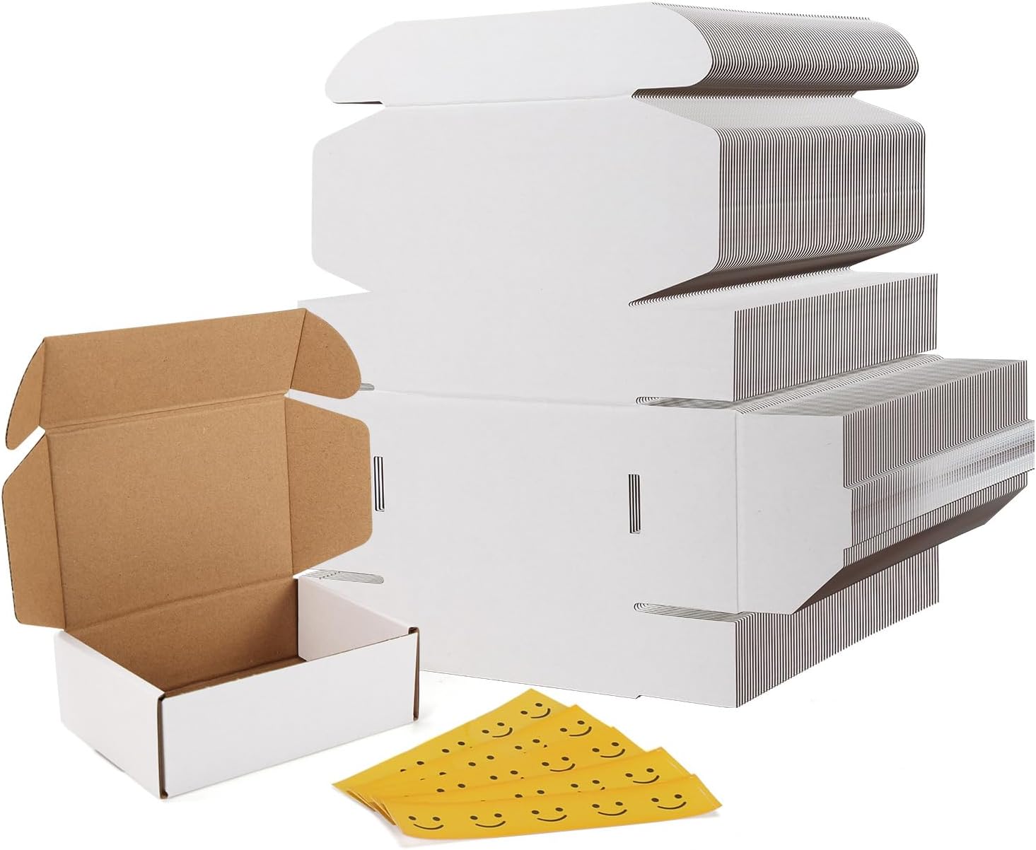 Amazon.com: Cedilis 40 Pack Small Shipping Boxes, 6x4x2 Inches Colored ...