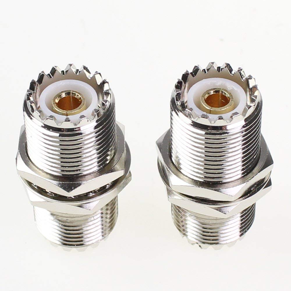 SO-239 Female SO-239 Female Coaxial RG58 Cables & Connectors 10X SO239 ...