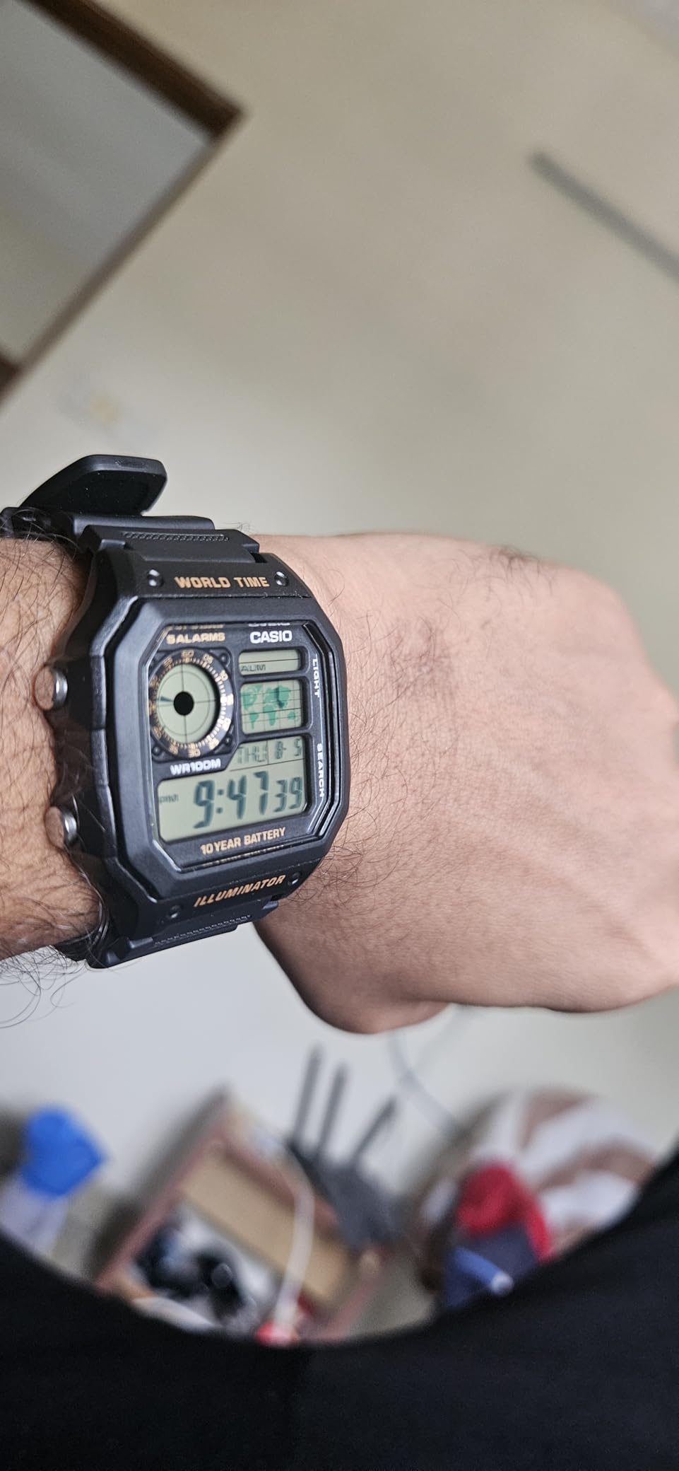 Casio Youth Series Digital Black Dial Men's Watch - AE-1200WH-1BVDF ...