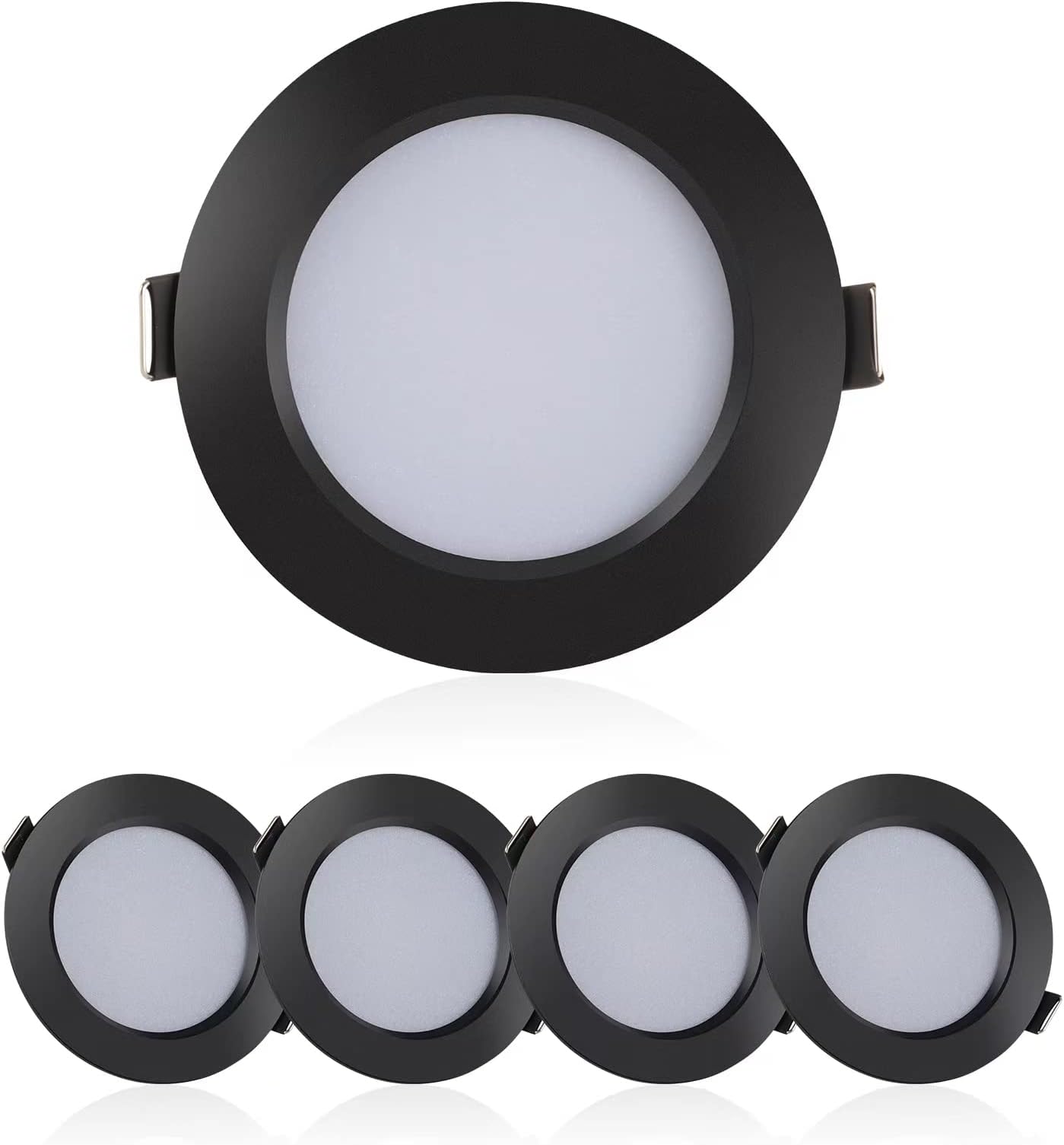 AWOGT Rv Boat Recessed Ceiling Light,4 Pack,12-24Volt Led Puck Light,Rv ...