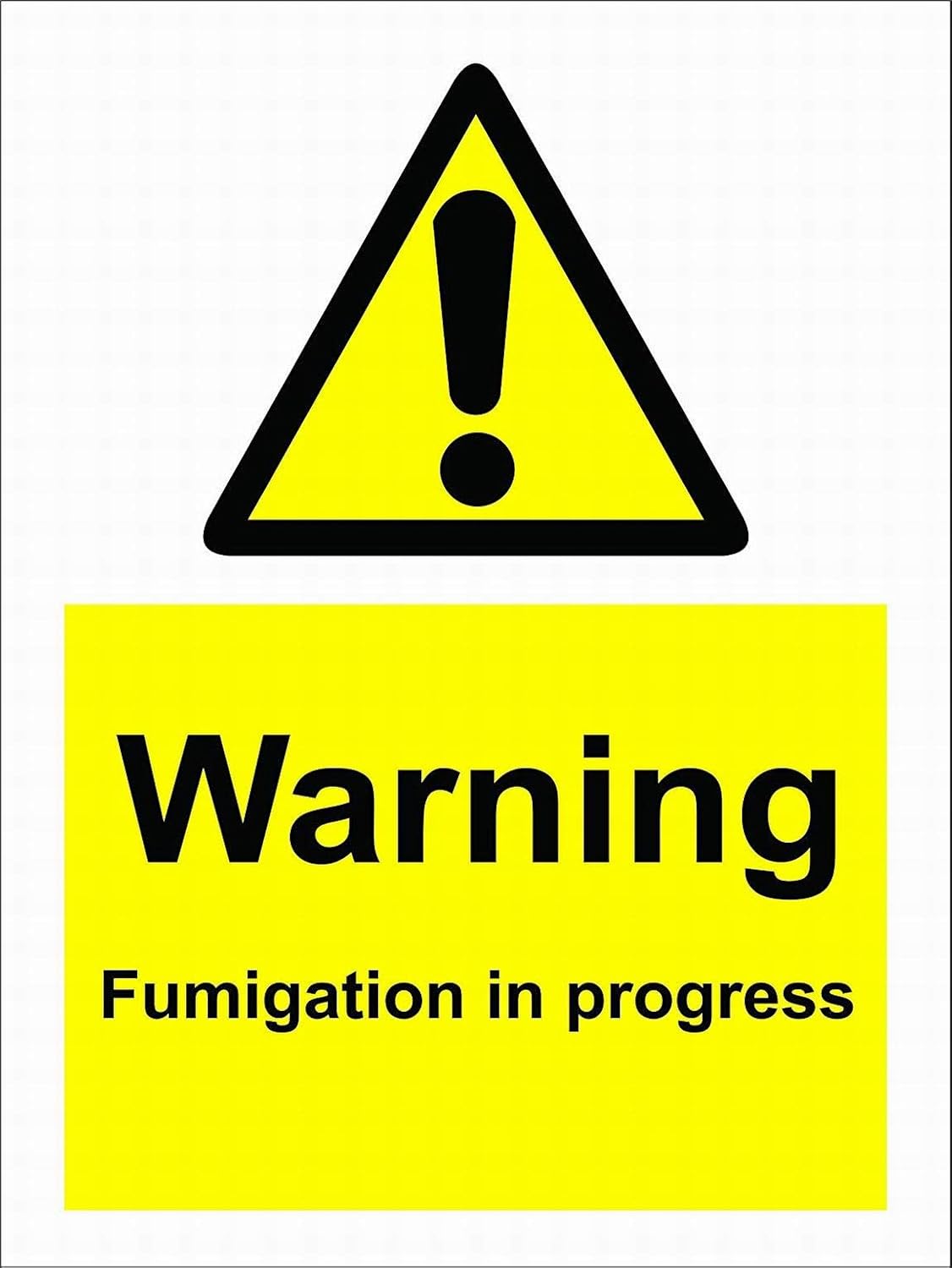 Amazon.com: Fsdva Fumigation Sign Safety Sign Notice Warning Caution ...