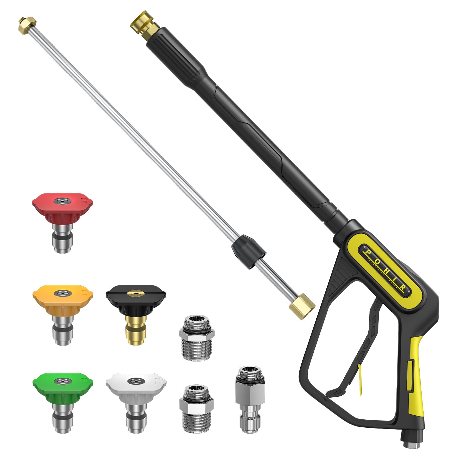 Snapklik.com : POHIR Pressure Washer Gun 5000PSI, 40 Inch