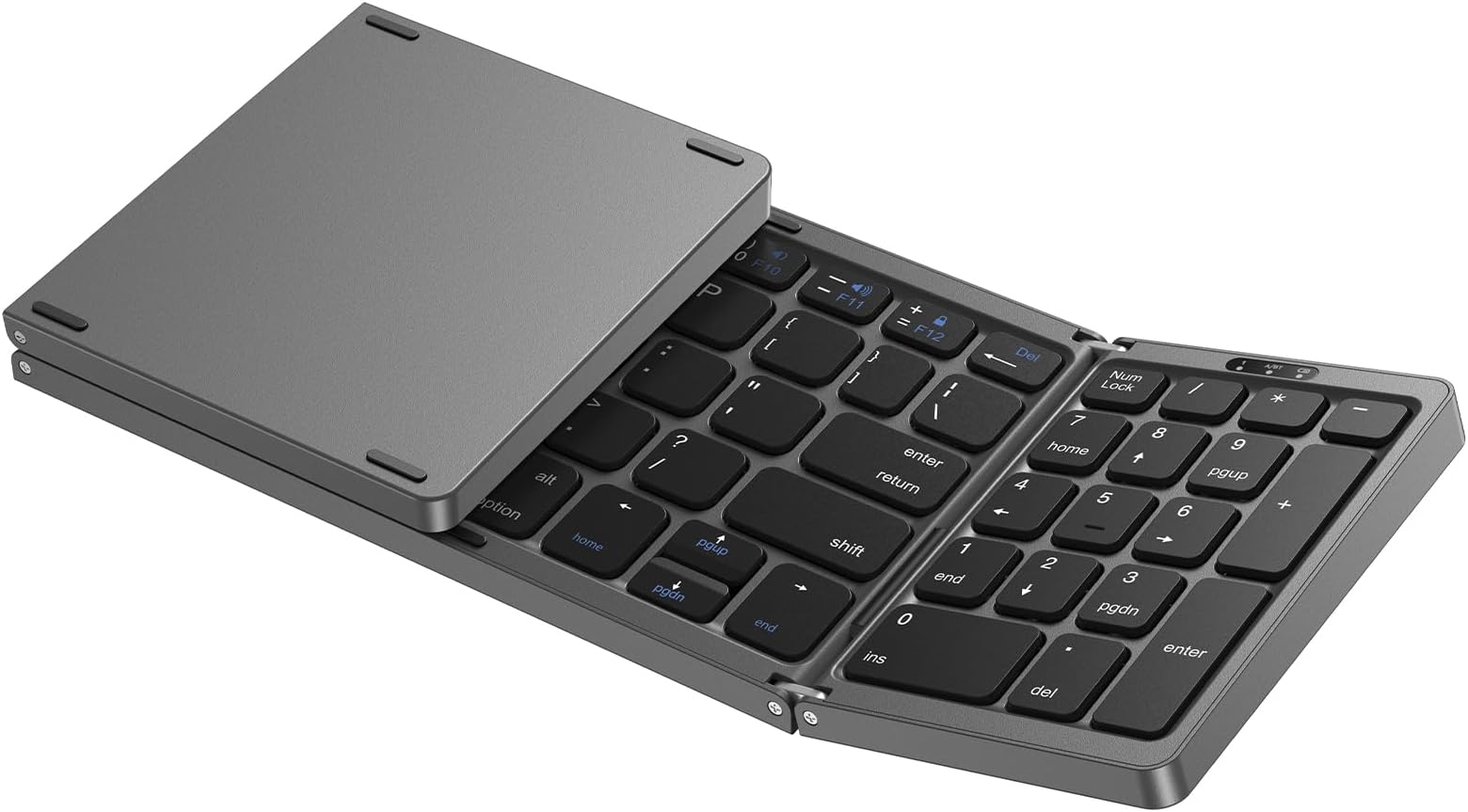 Amazon.com: OMOTON Foldable Bluetooth Keyboard, with Number Pad, Multi ...