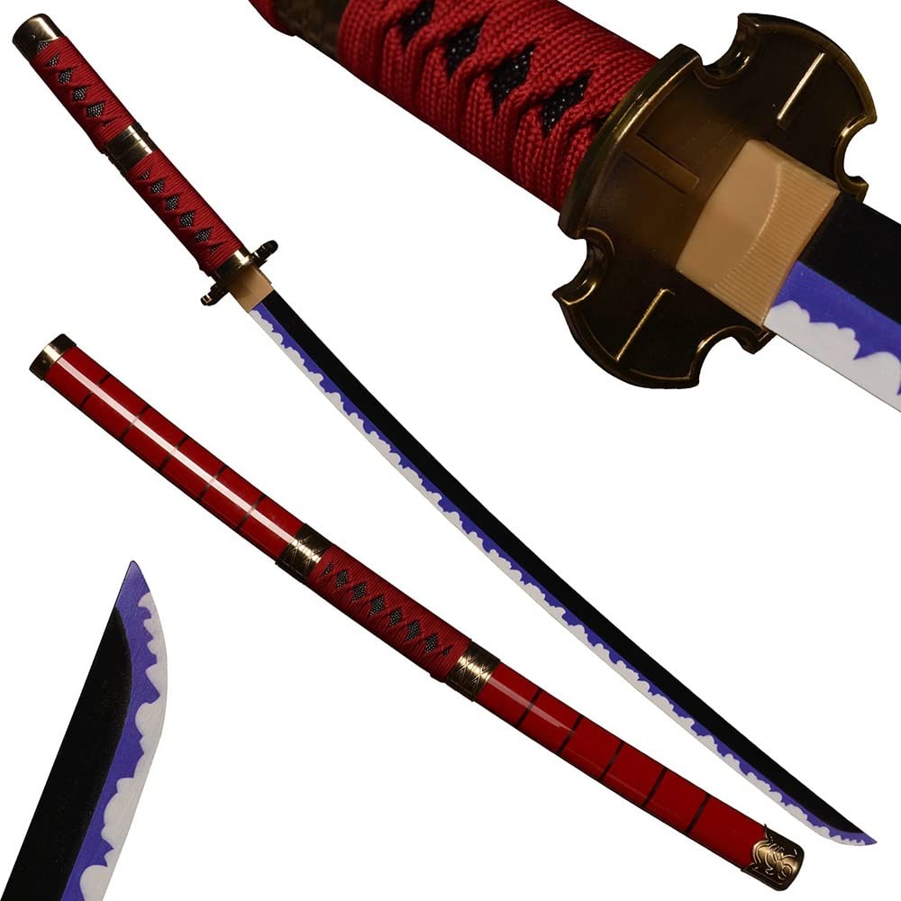 Buy HXSM One Piece Roronoa Zoro Samurai 41inch Katana Demon Slayer ...