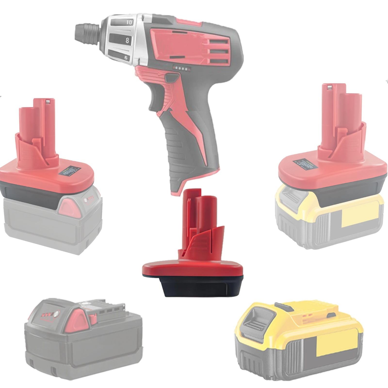 Amazon.com: MAKBOS Battery Adapter for Milwaukee 18V Convert to for ...