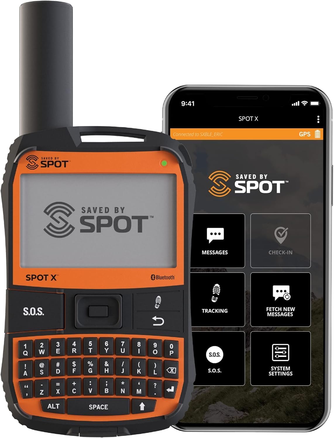Amazon.com: Spot X with 1 Year of Service Included | Bluetooth 2-Way Satellite Messenger | SOS ...