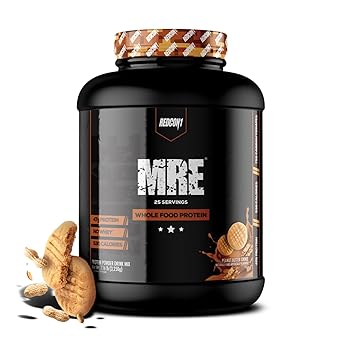 Amazon.com: REDCON1 MRE Protein Powder, Peanut Butter Cookie - Meal ...
