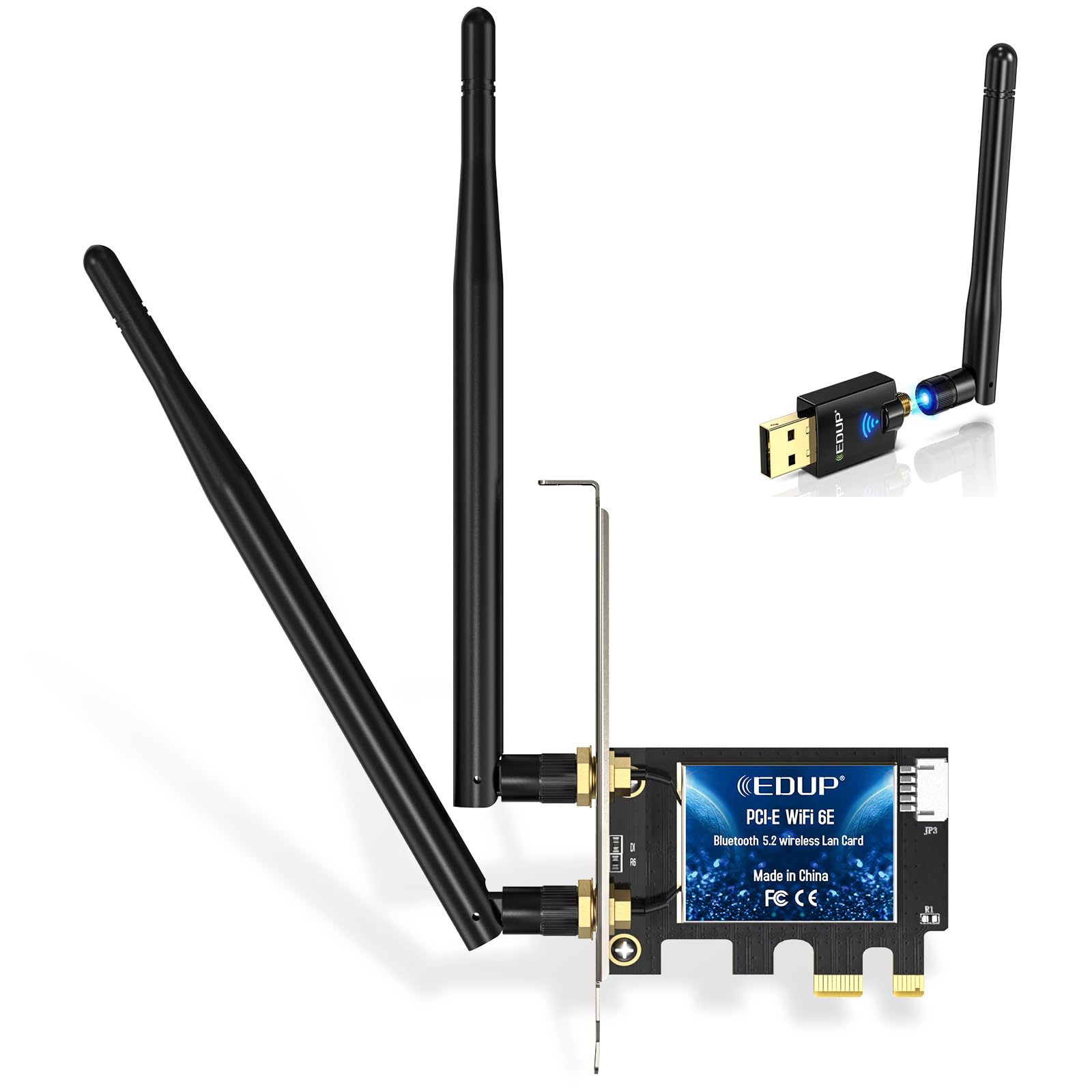 Amazon.com: Intel AX210 PCIe WiFi 6E Card Bluetooth 5.2 AX5400Mbps ...