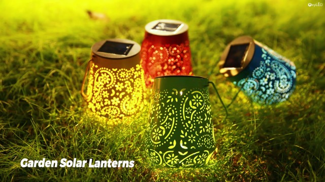 Watch 4 Pack Solar Lanterns on Amazon Live