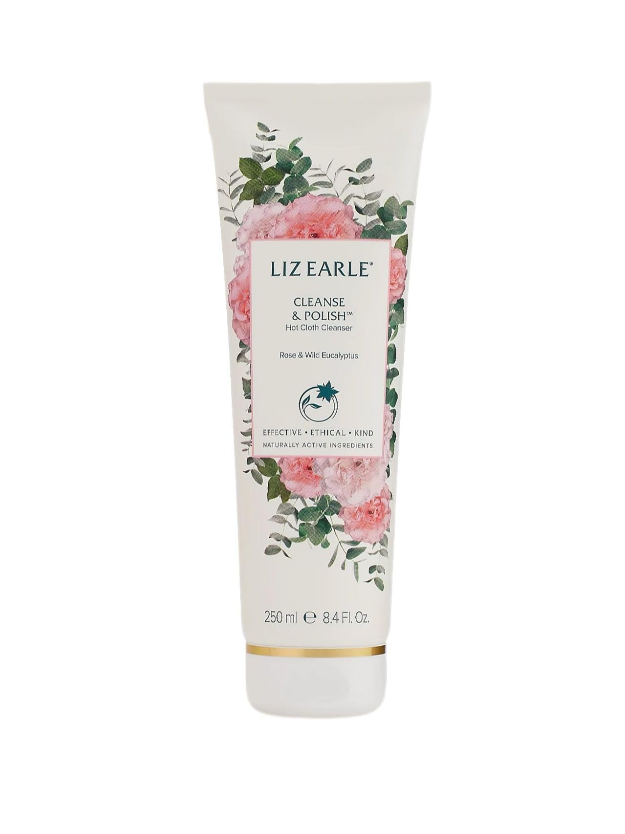 Liz Earle Cleanse & Polish Hot Cloth Cleanser - Rose & Wild Eucalyptus ...