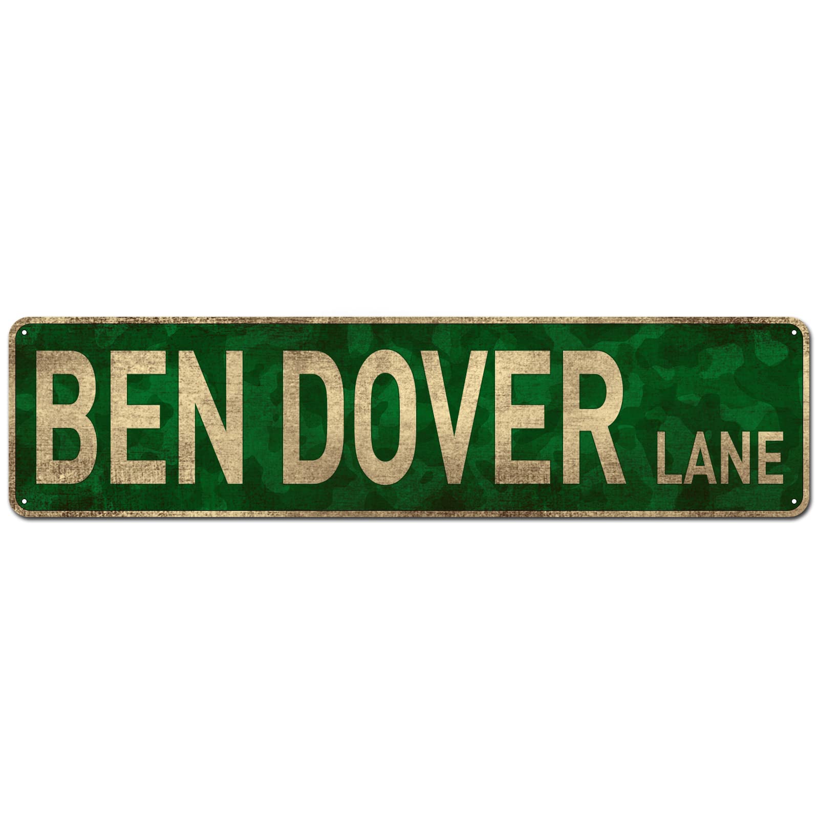 Amazon.com : CIVOTIL Ben Dover Lane - Metal Tin Sign Retro Street Signs ...