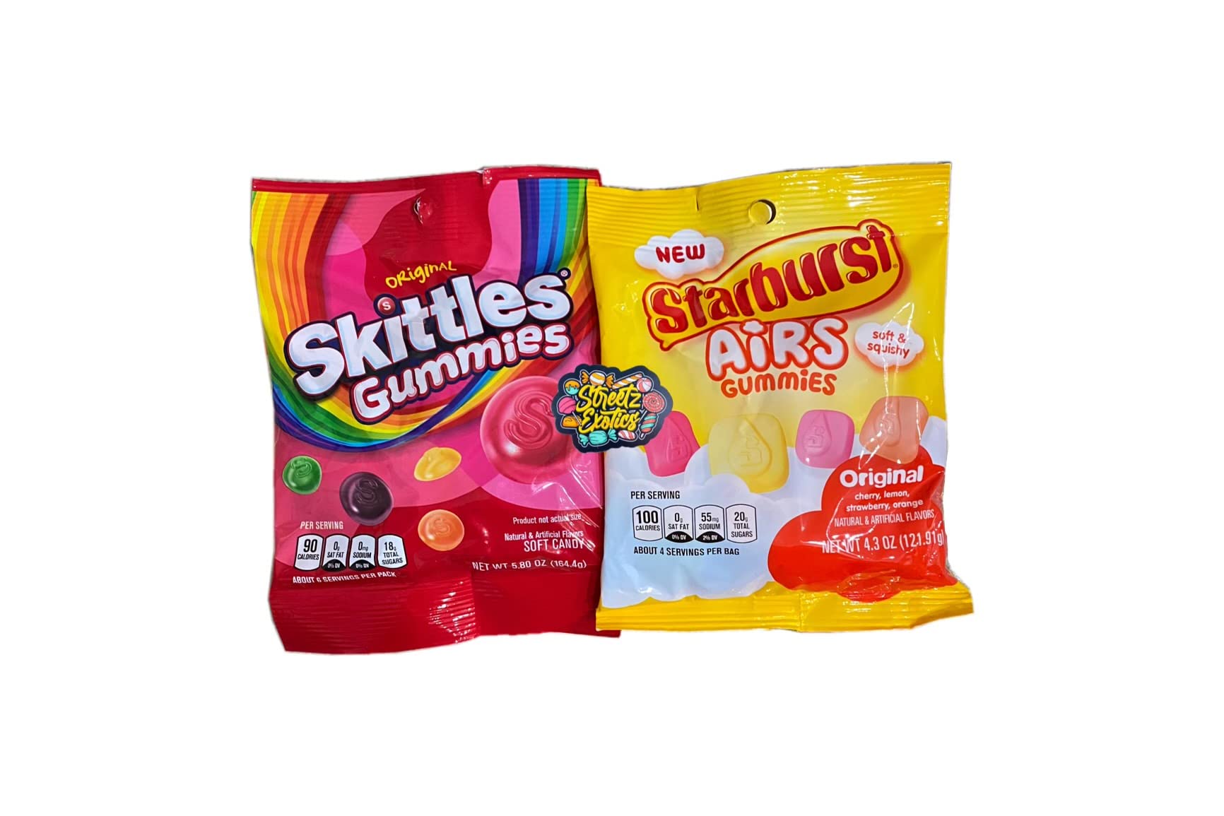 Buy Chewy Gummies Candy Combination With Skittles Original Gummies and ...