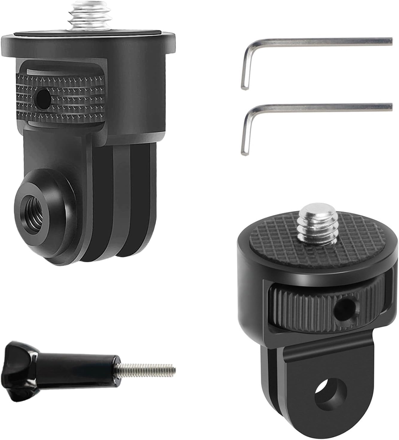 Amazon.com : Aluminum Camera Tripod Mount Adapter & 1/4"-20 Adapter Screw Head Camera Mount ...