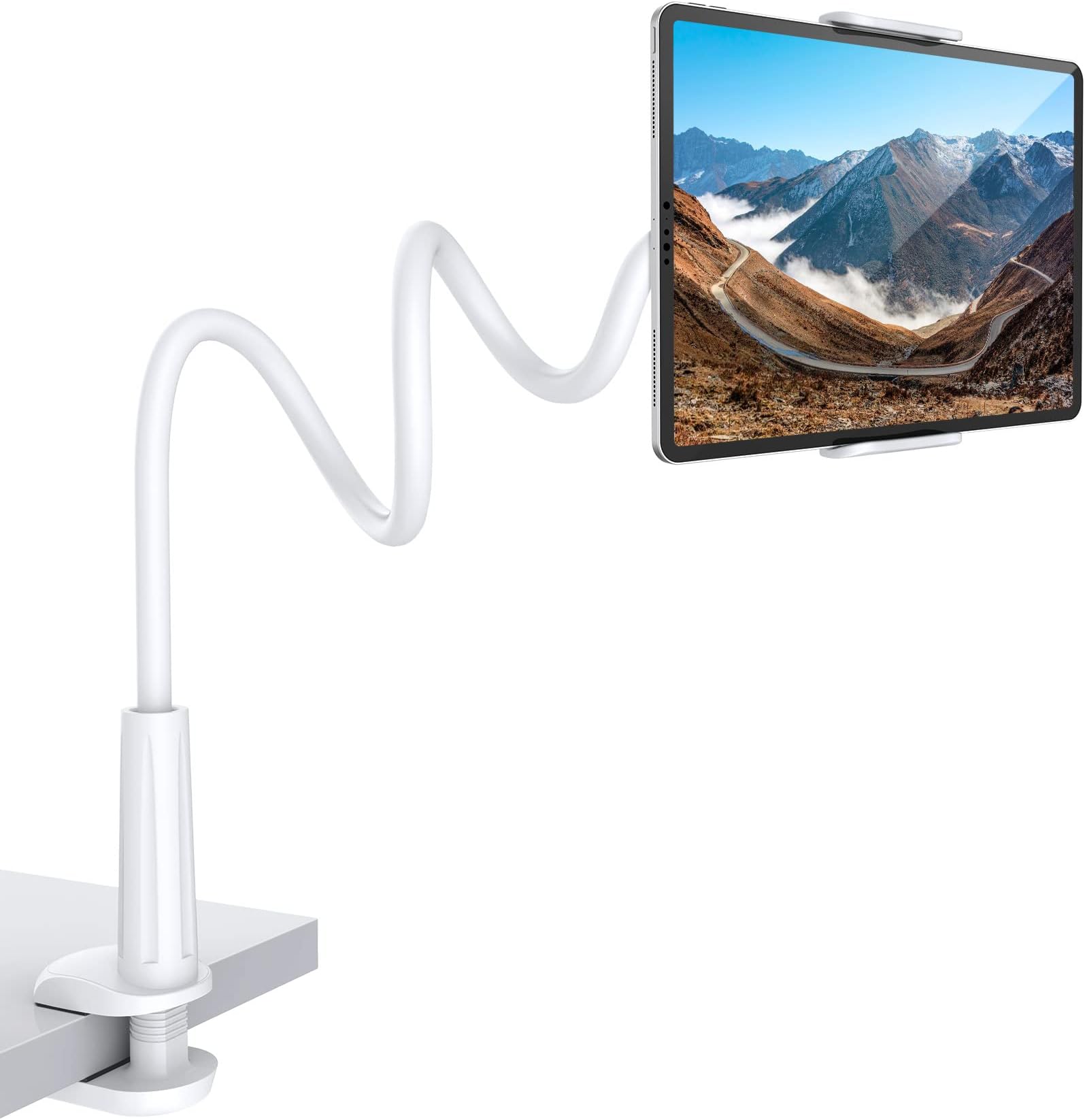 Amazon.com: Lamicall Gooseneck Tablet Holder, Tablet Stand : Flexible ...