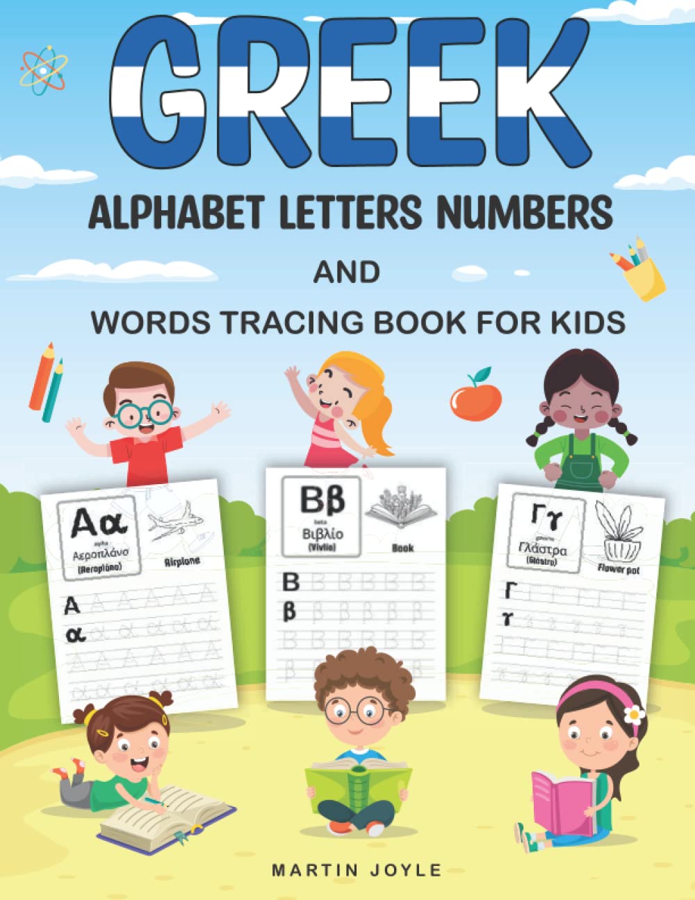Greek Alphabet Letters Numbers and Words Tracing Book for Kids ...