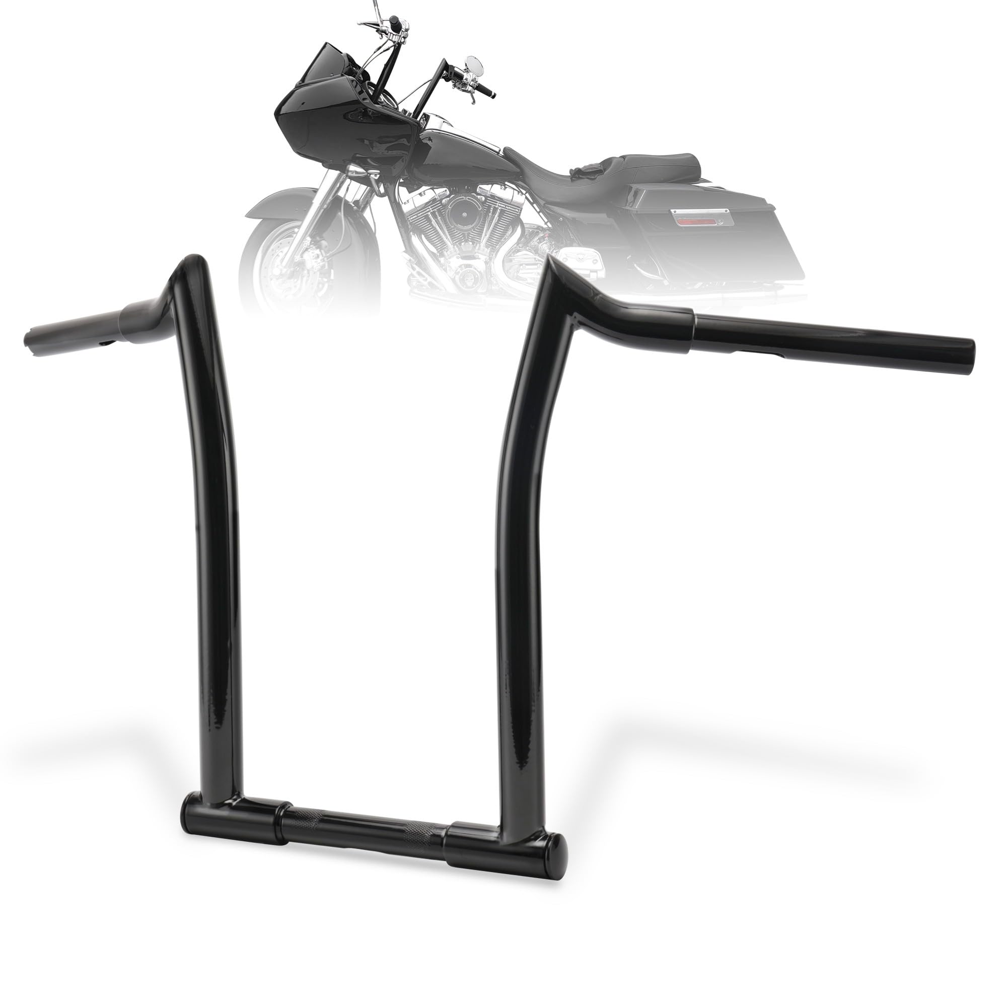 Snapklik.com : 14 Inch Rise 1-1/4 Inch Meathook Ape Hangers Mercenary ...