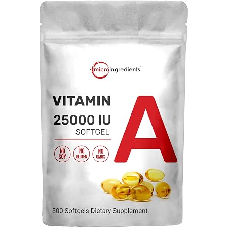 Amazon.com: NOW Supplements, Vitamin A (Fish Liver Oil) 25,000 IU ...