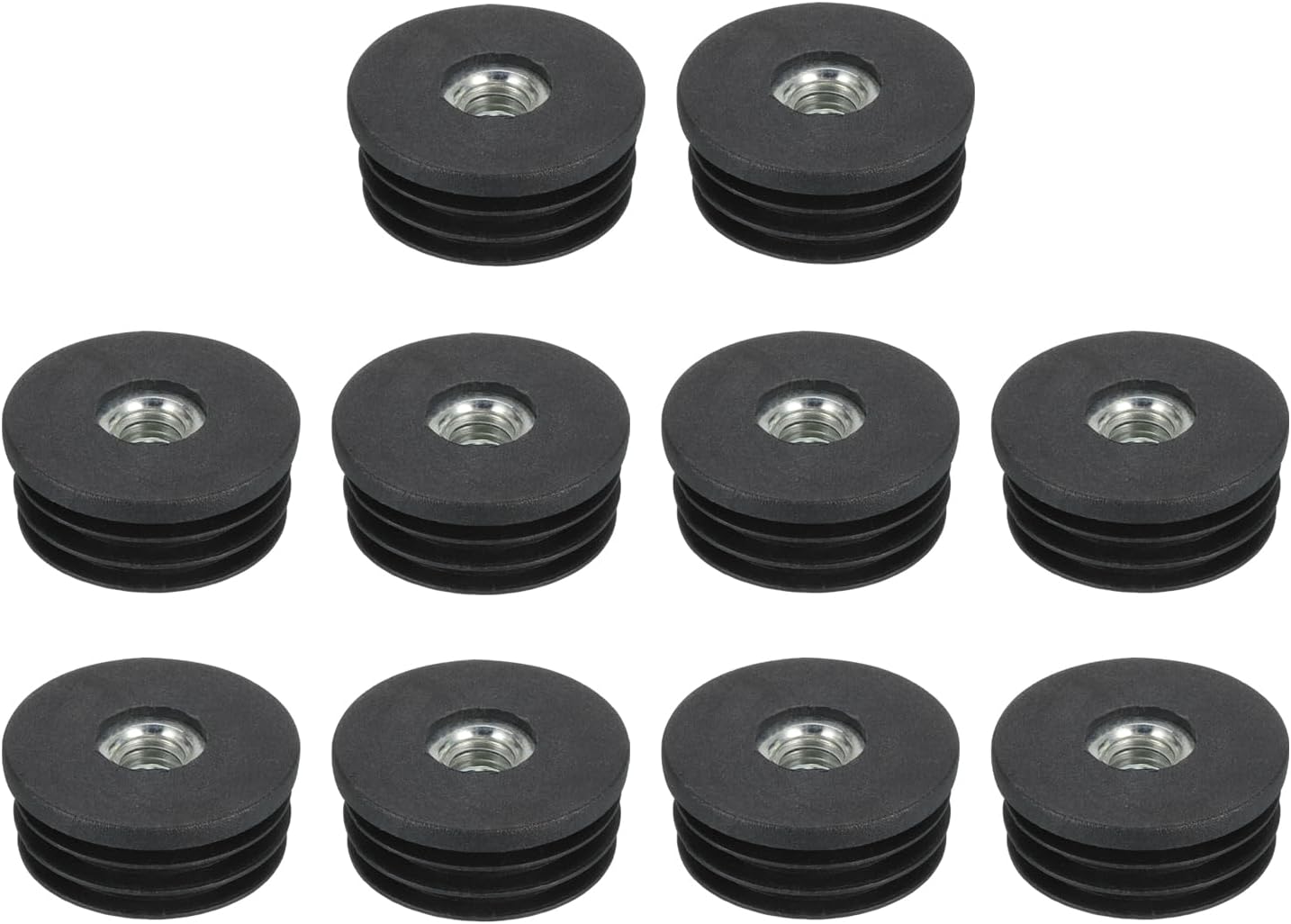 uxcell 6Pcs Inserts for Round Tubes with M8 Thread, for 32mm/1.26" OD ...