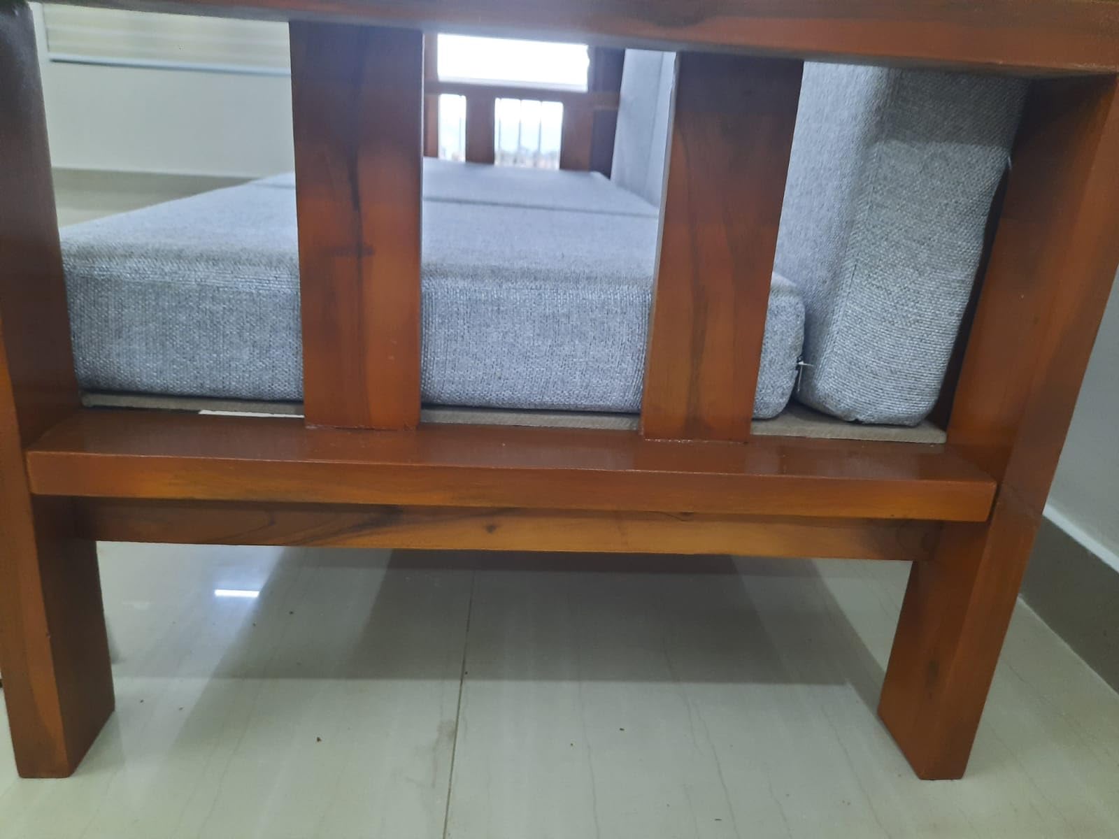 COMBAT FURNITURE™ Wooden Sofa Set for Living Room | Wooden Sofa Set | 6 ...