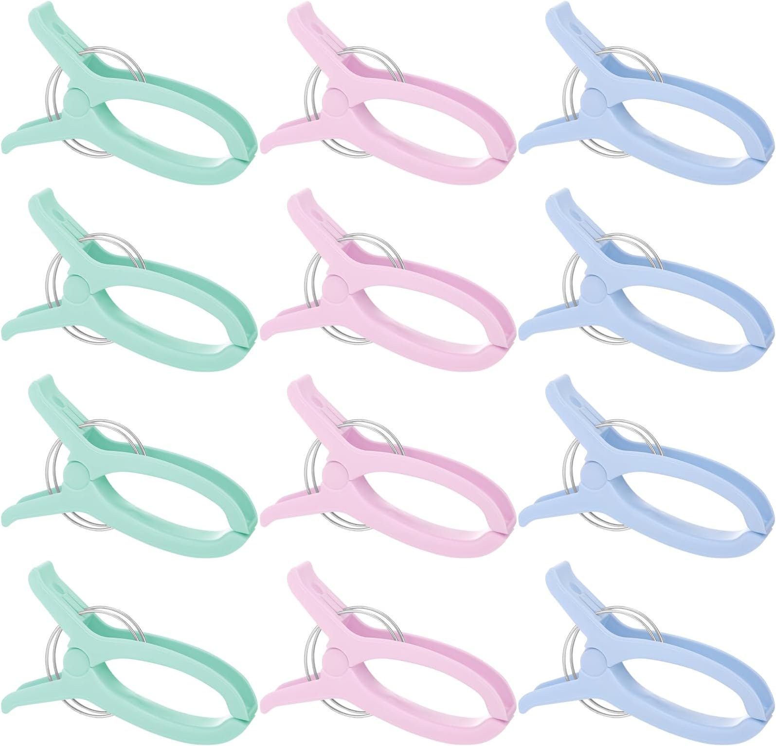 Amazon.com : Z ZICOME Set of 6 Super Jumbo Plastic Clips for Keeping ...