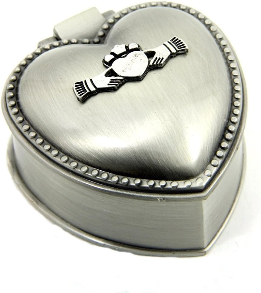 Amazon.com: Biddy Murphy Irish Gifts Irish Jewelry Box Heart-Shaped May ...