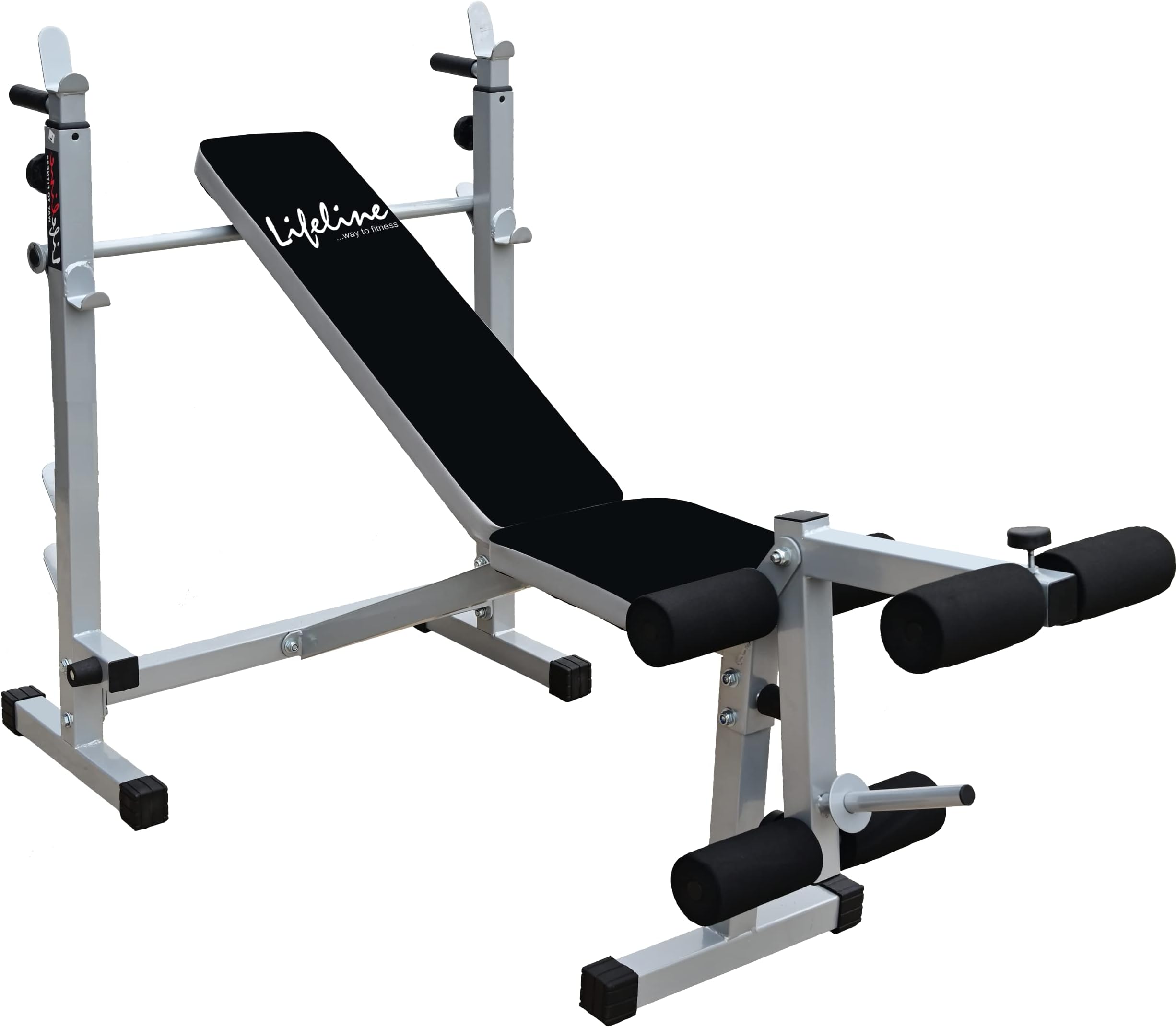 Dolphy Adjustable Olympic Weight Bench with Leg Developer and Squat ...