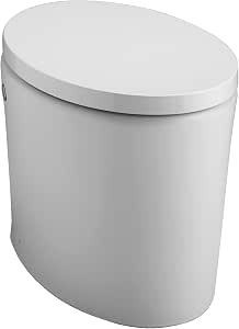Kohler K-3492-HW1 Purist Hatbox Toilet with Quiet-Close Toilet Seat and ...
