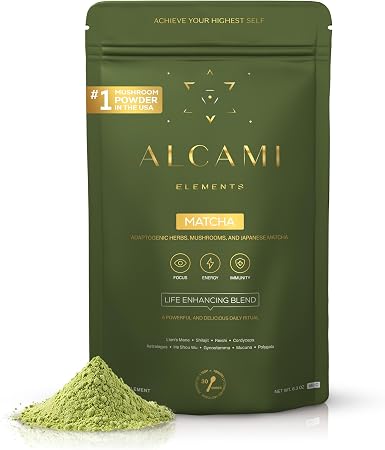 Amazon.com: alcami elements Matcha Mushroom Coffee 10X Concentrated ...