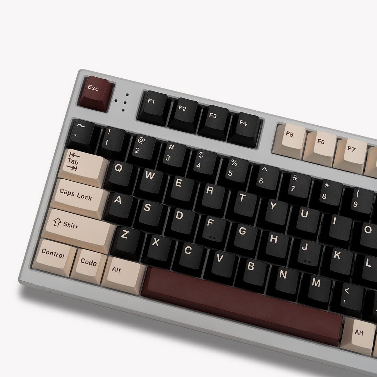 Rome Black Keycaps Full Set Cherry Profile Doubleshot 173 Keys Custom Keycaps ISO ANSI for ...