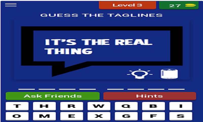 Guess The Taglines - ADS Game - App on Amazon Appstore