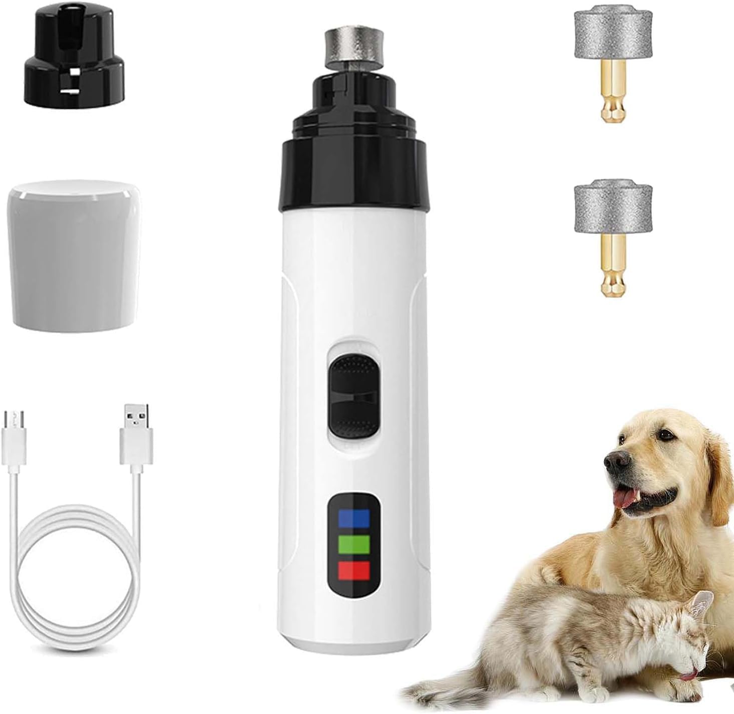 Amazon.com: Heusom Silent Groom Pro Nail Grinder, 2025 New Heusom Dog ...