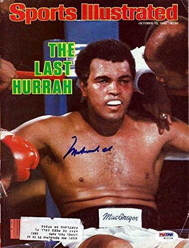 Muhammad Ali Authentic Autographed Signed Sports Illustrated Magazine ...