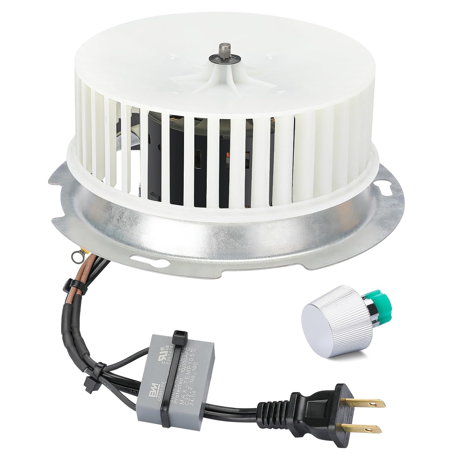 84757 High-Speed Quiet Exhaust Fan Blower Motor Assembly - 1285 RPM ...