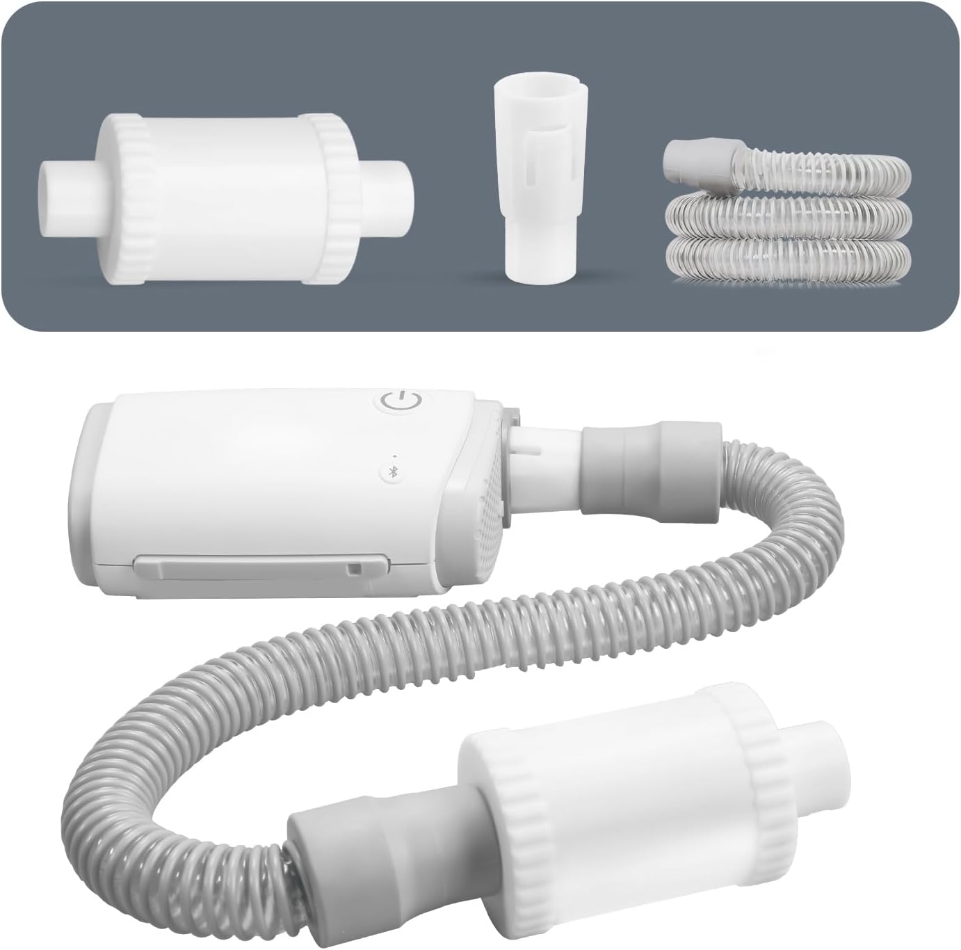 Amazon.com: Cpap Muffler for AirMini with Cpap Hose Adapter, Noise ...