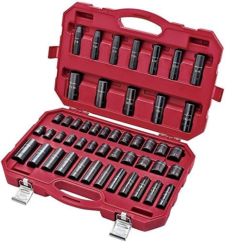Amazon.com: CRAFTSMAN Mechanic Tool Set, Impact Socket Set, SAE/Metric ...