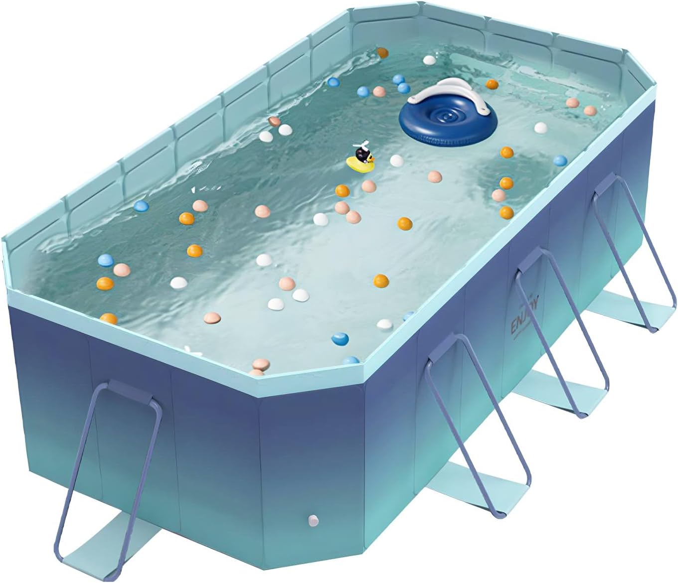 Gets Kids Swimming Pools Above Ground, Large Foldable Family Pools for ...