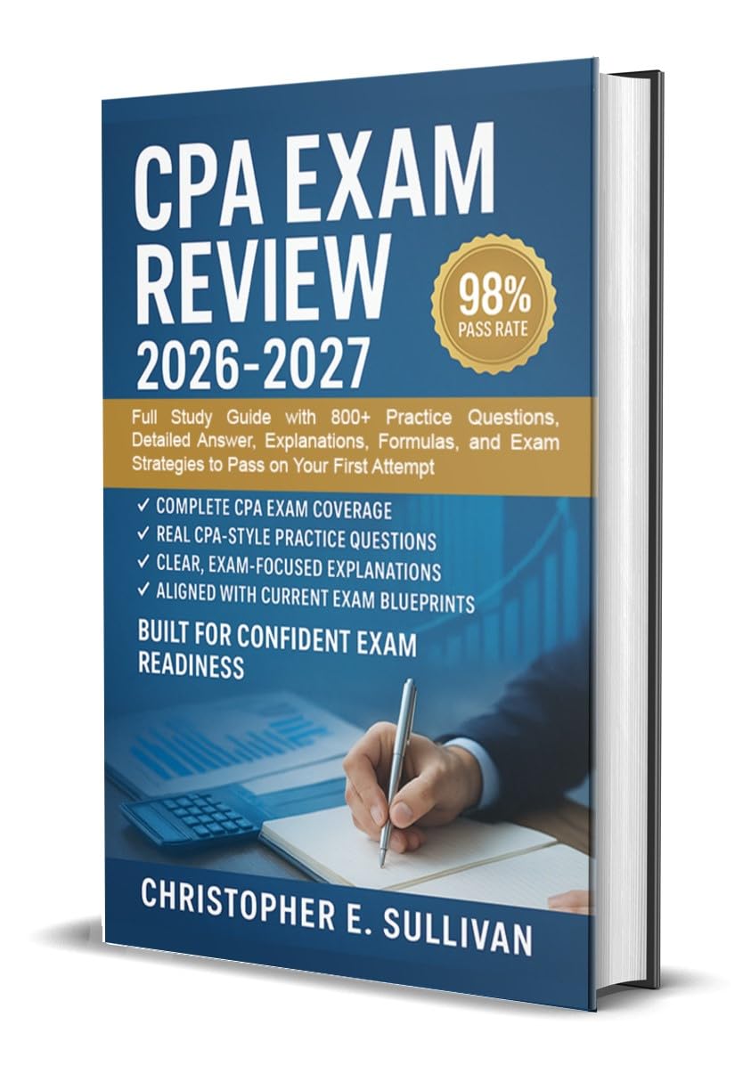 Amazon.com: CPA Exam Review 2026-2027: Full Study Guide with 800 ...
