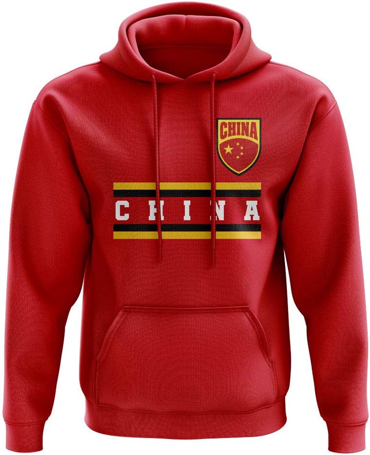 China Core Football Country Hoody (Red) : Amazon.co.uk: Fashion