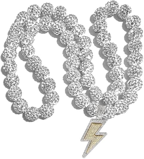 Power Energy Sports Iced Disco Rhinestone Ball Beaded Baseball Drip ...