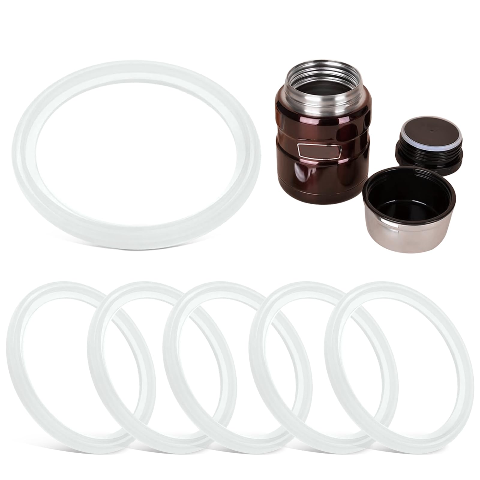 Amazon.com: Replacement Gaskets Compatible with Thermos Stainless King ...