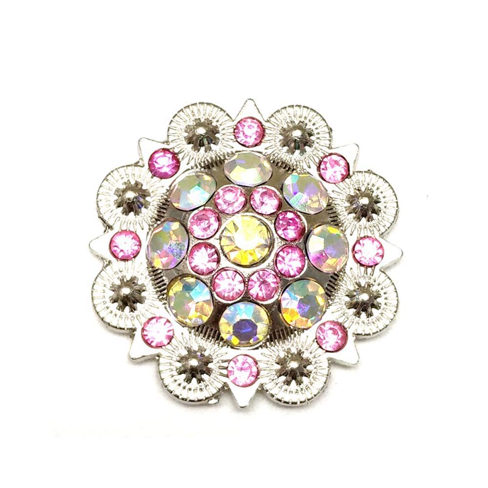 Amazon.com: Berry Conchos with Screws Metal Flower Rhinestone Conchos ...
