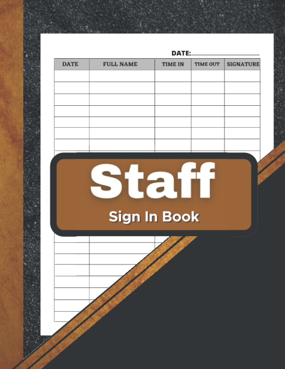 Staff Signing In And Out Book Large Employee Staff Signing | Desertcart ...