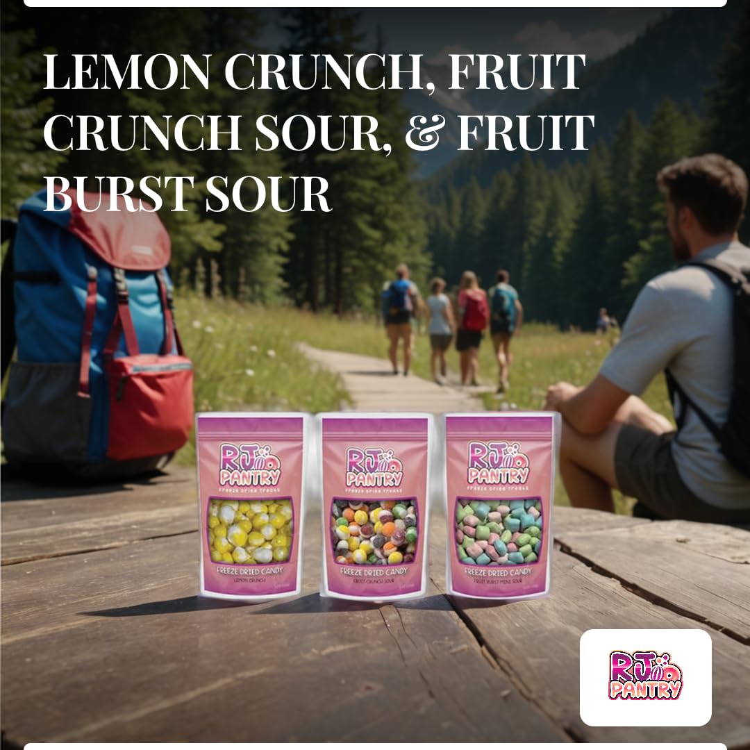 Snapklik.com : Freeze Dried Candy 3 Pack Fruit Crunch Sour, Lemon ...