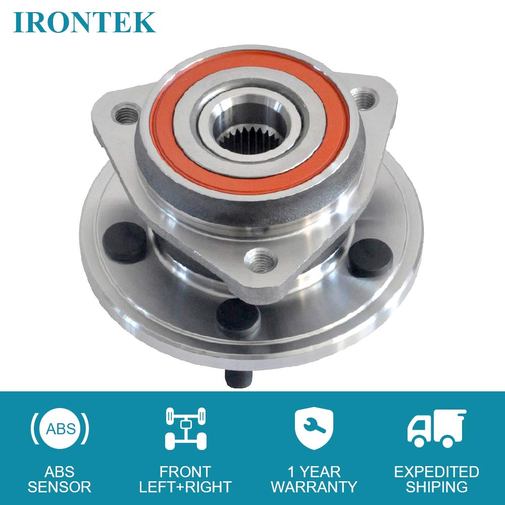 IRONTEK 513084 Front Wheel Bearing and Hub Assembly Fit Jeep 1990 ...