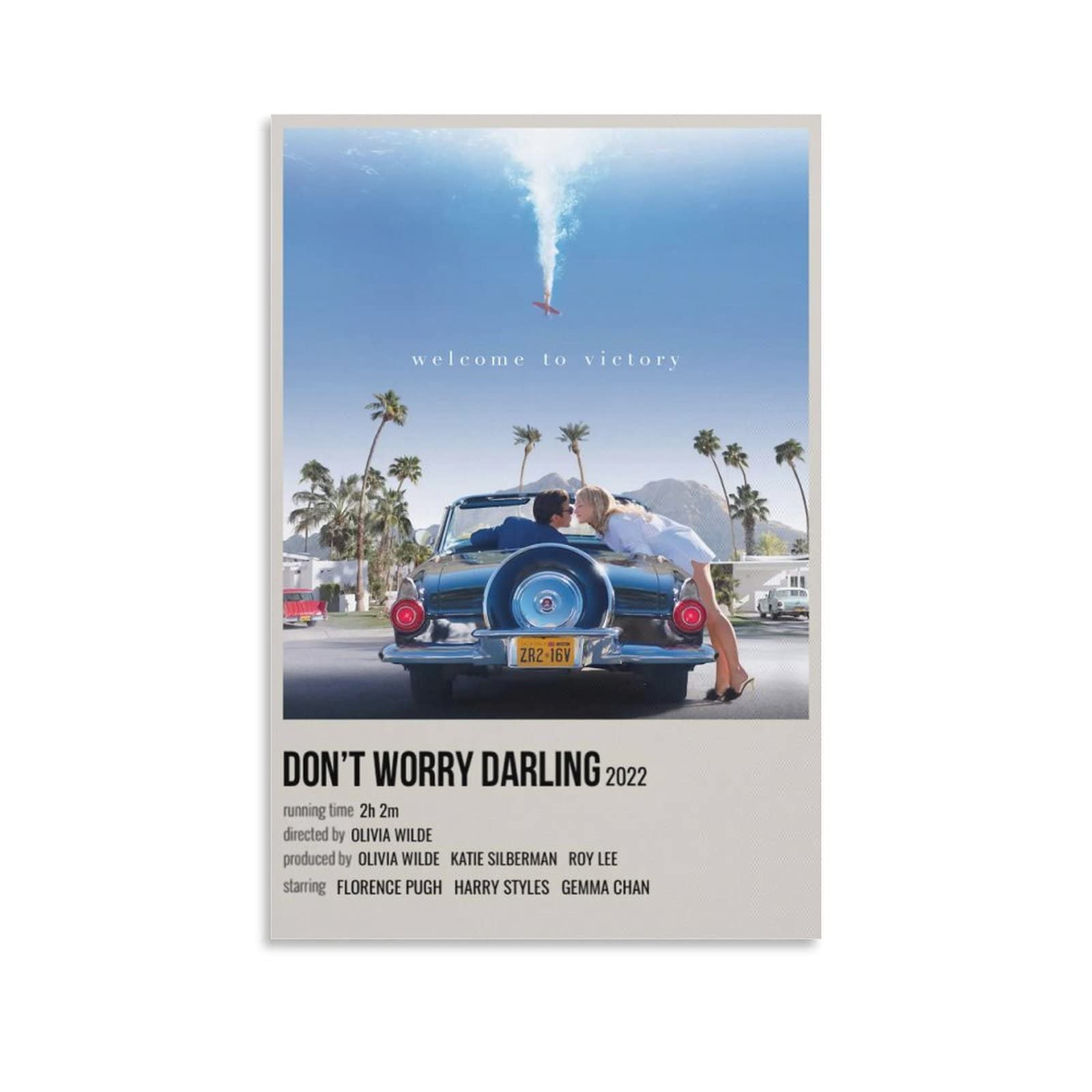 yydds Don't Worry Darling Poster 2022 Movie Poster for Room Aesthetic ...