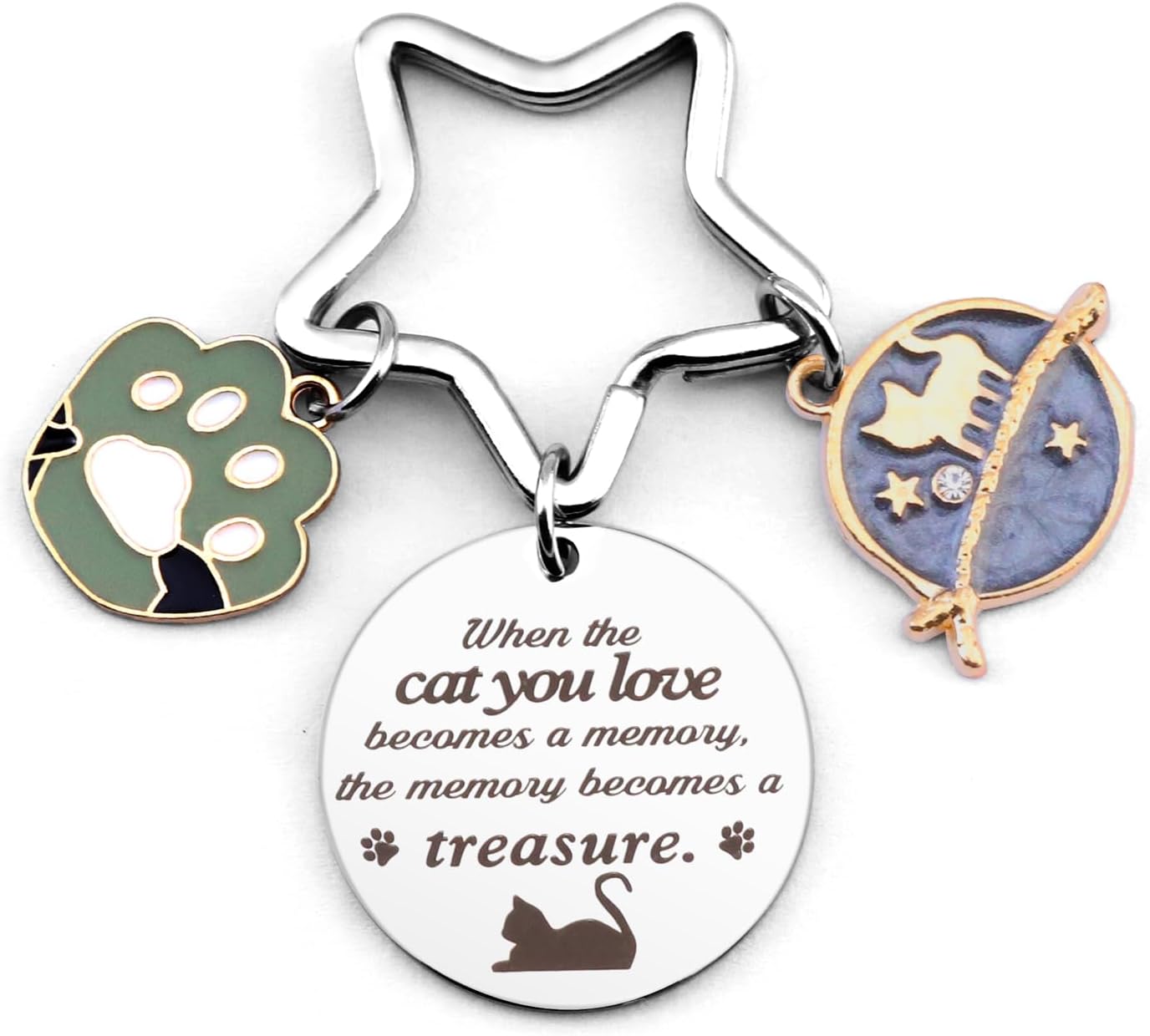 Amazon.com: Cat Memorial Gifts, Loss of Cat Sympathy Gift, Cat Memorial ...